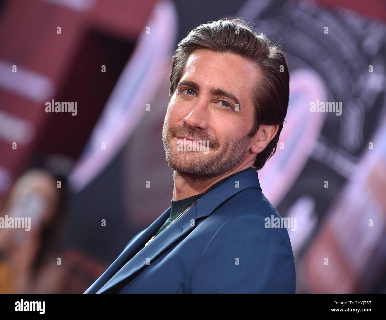Jake Gyllenhaal at the "Spider-Man: Far From Home" world premiere held ...