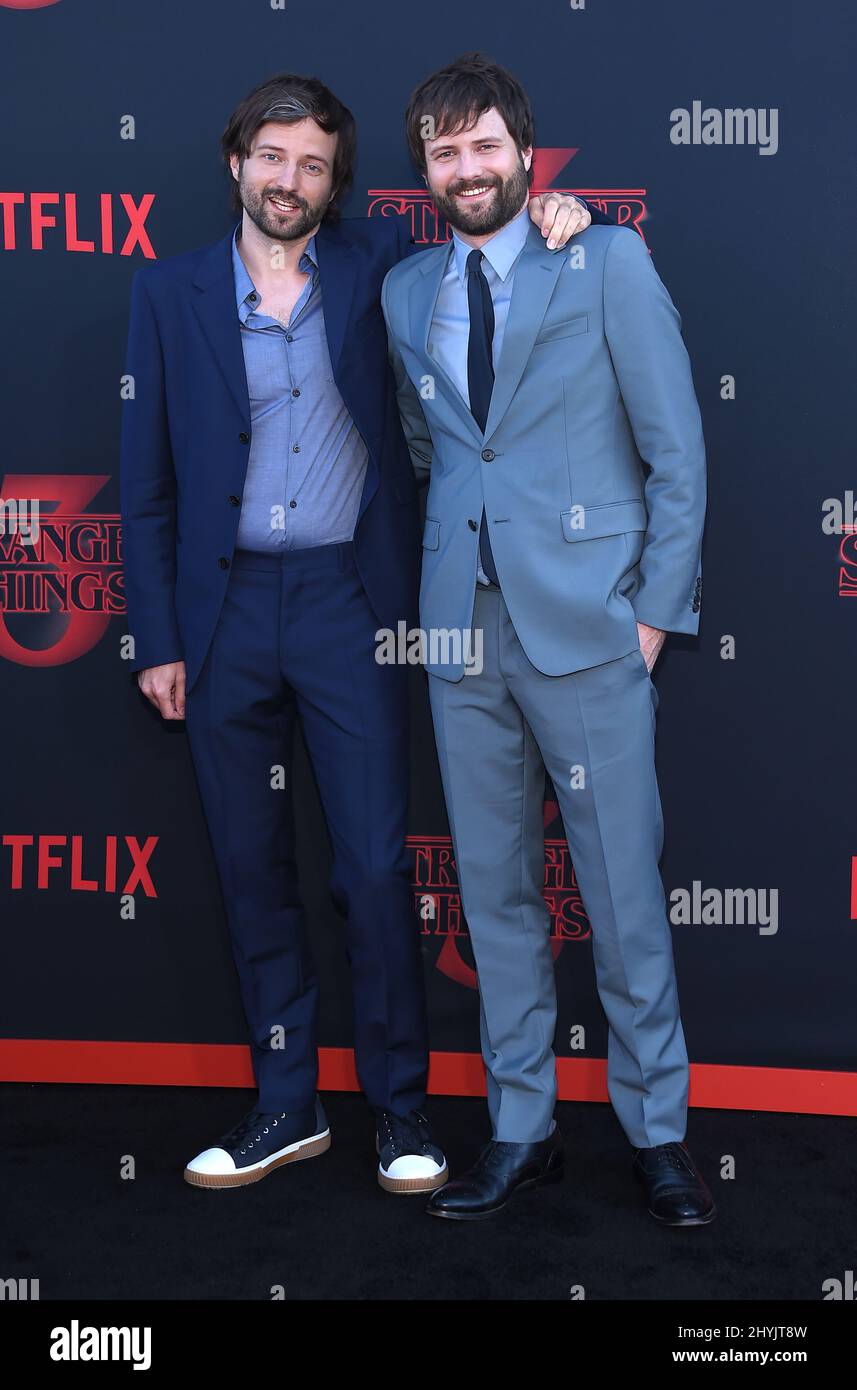 Matt Duffer and Ross Duffer at Netflix's "Stranger Things" Season 3 ...
