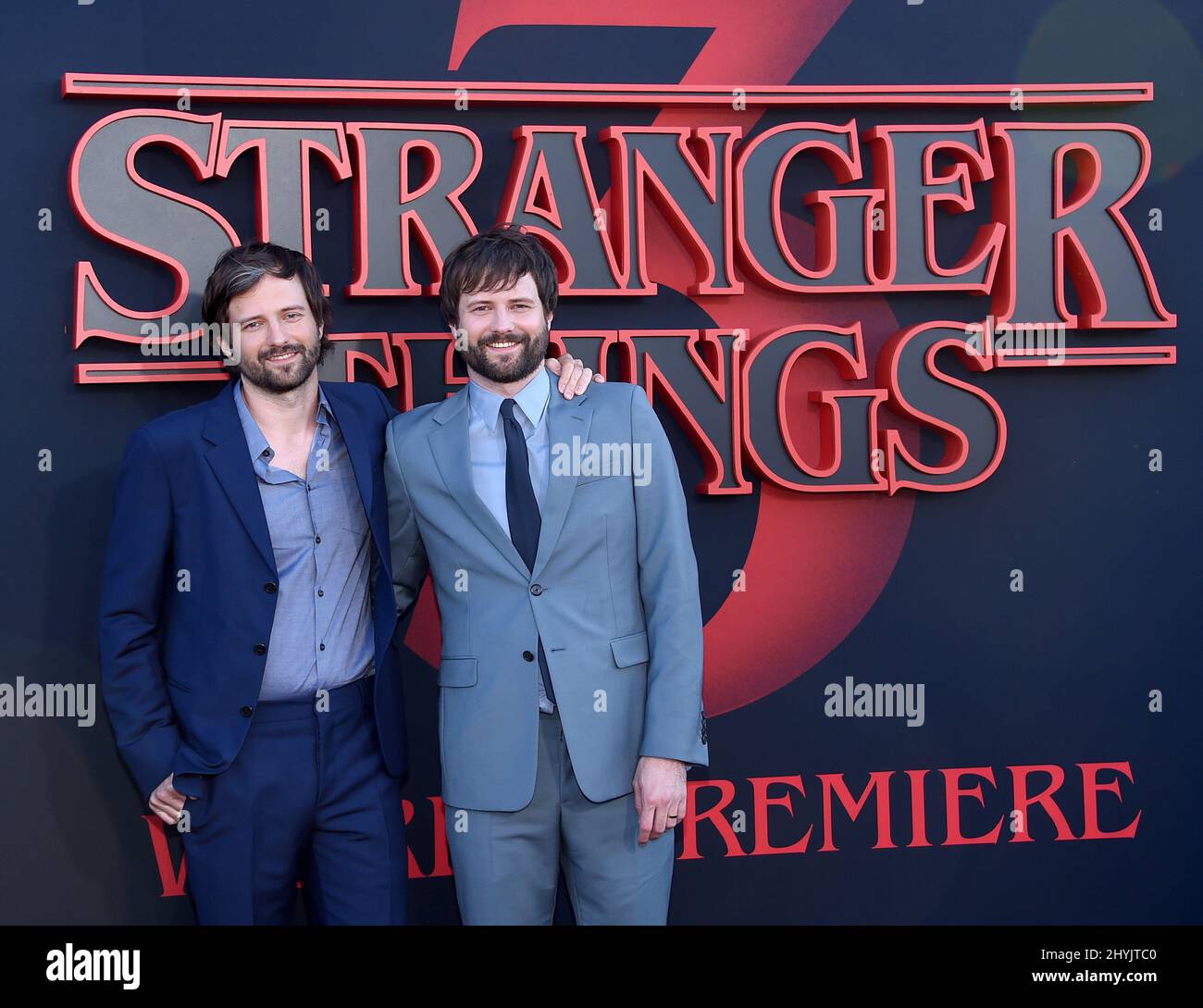Matt Duffer and Ross Duffer at Netflix's "Stranger Things" sSeason 3 ...