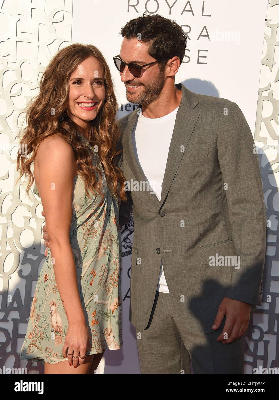 Meaghan Oppenheimer and Tom Ellis arriving to the American Friends of ...
