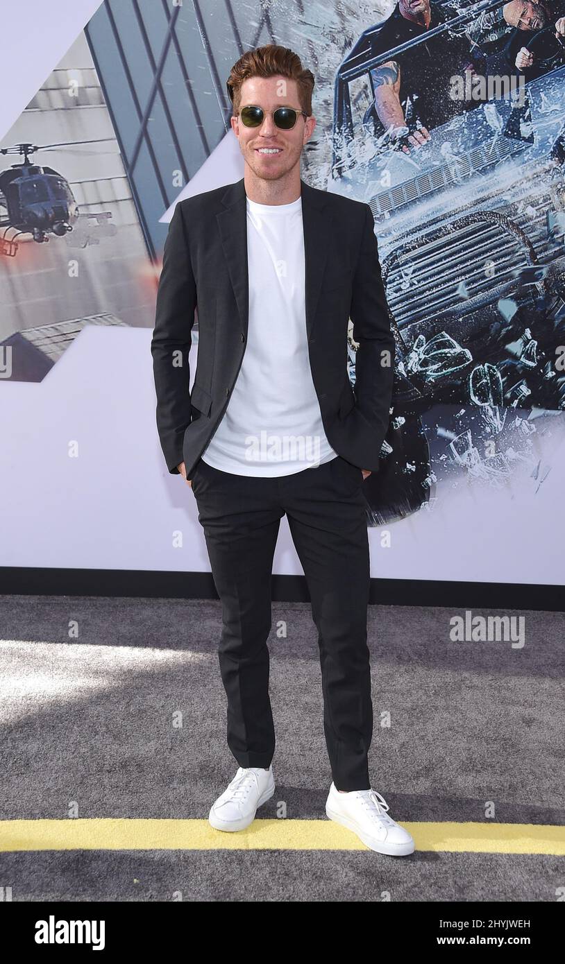 Shaun White at the world premiere of "Fast & Furious Presents: Hobbs ...