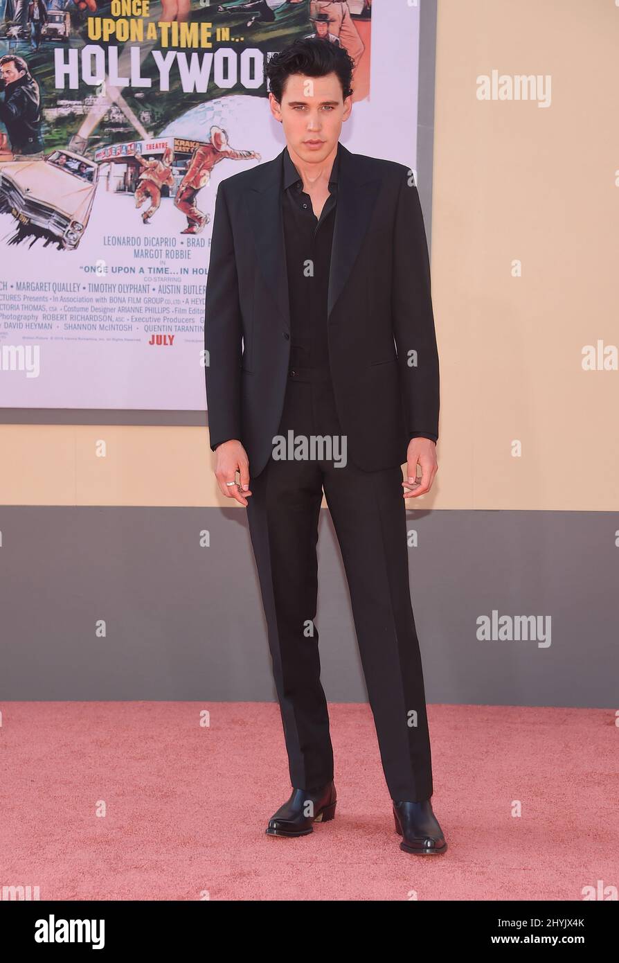 Austin Butler at the Los Angeles premiere of "Once Upon A Time In ...