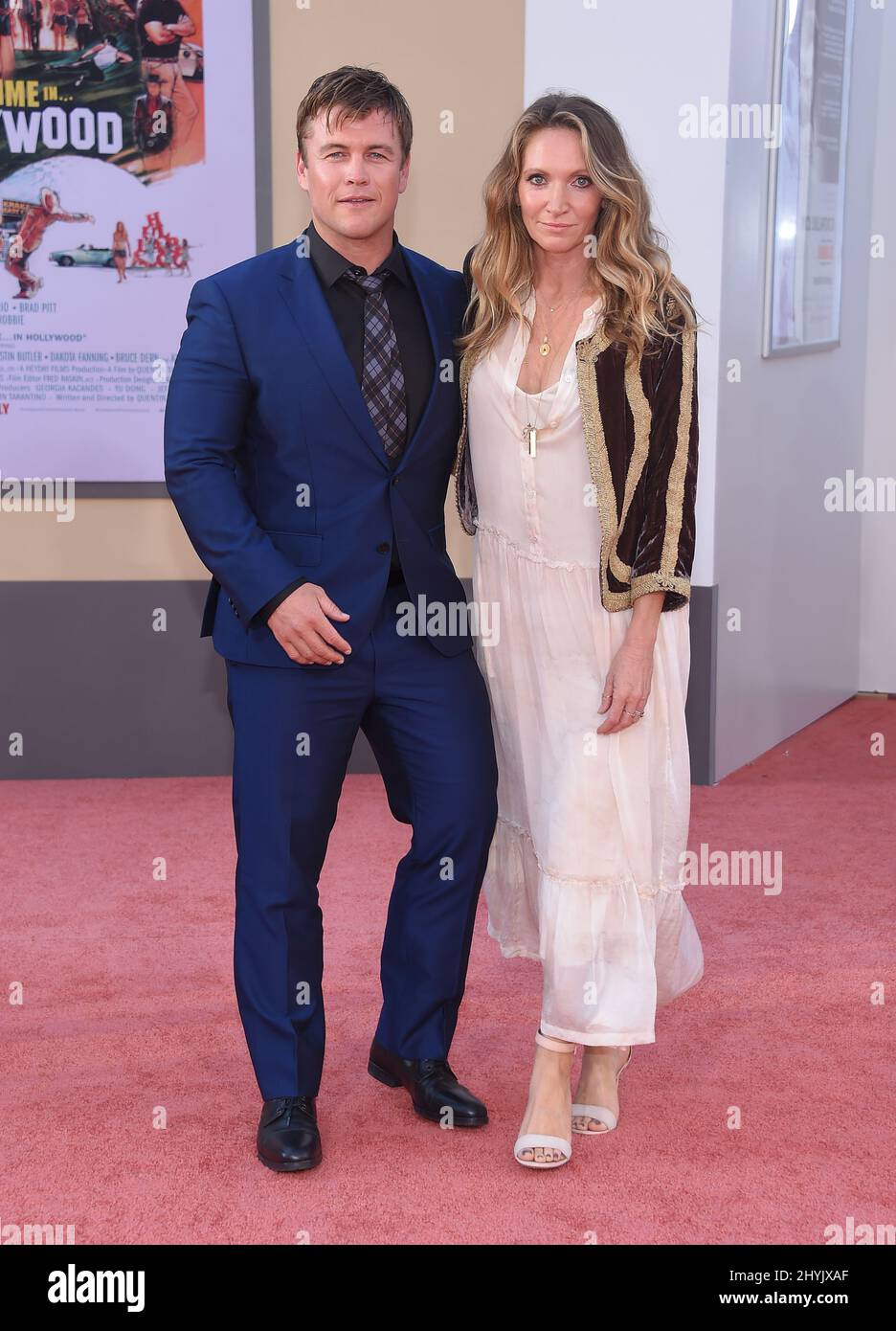 Luke Hemsworth and Samantha Hemsworth at the Los Angeles premiere of ...
