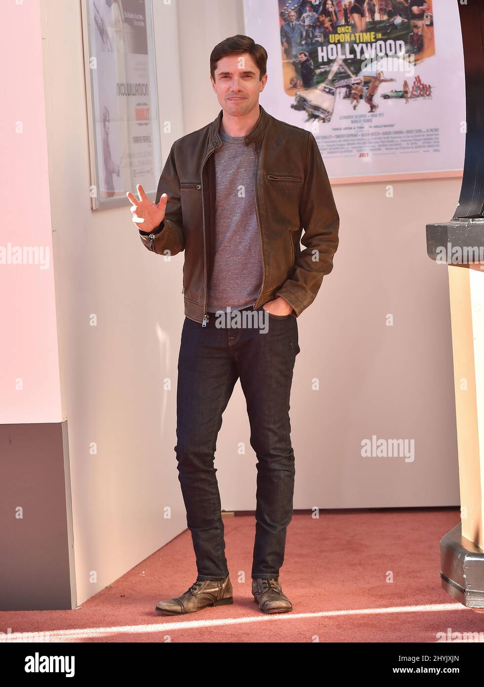 Topher Grace at the Los Angeles premiere of "Once Upon A Time In ...