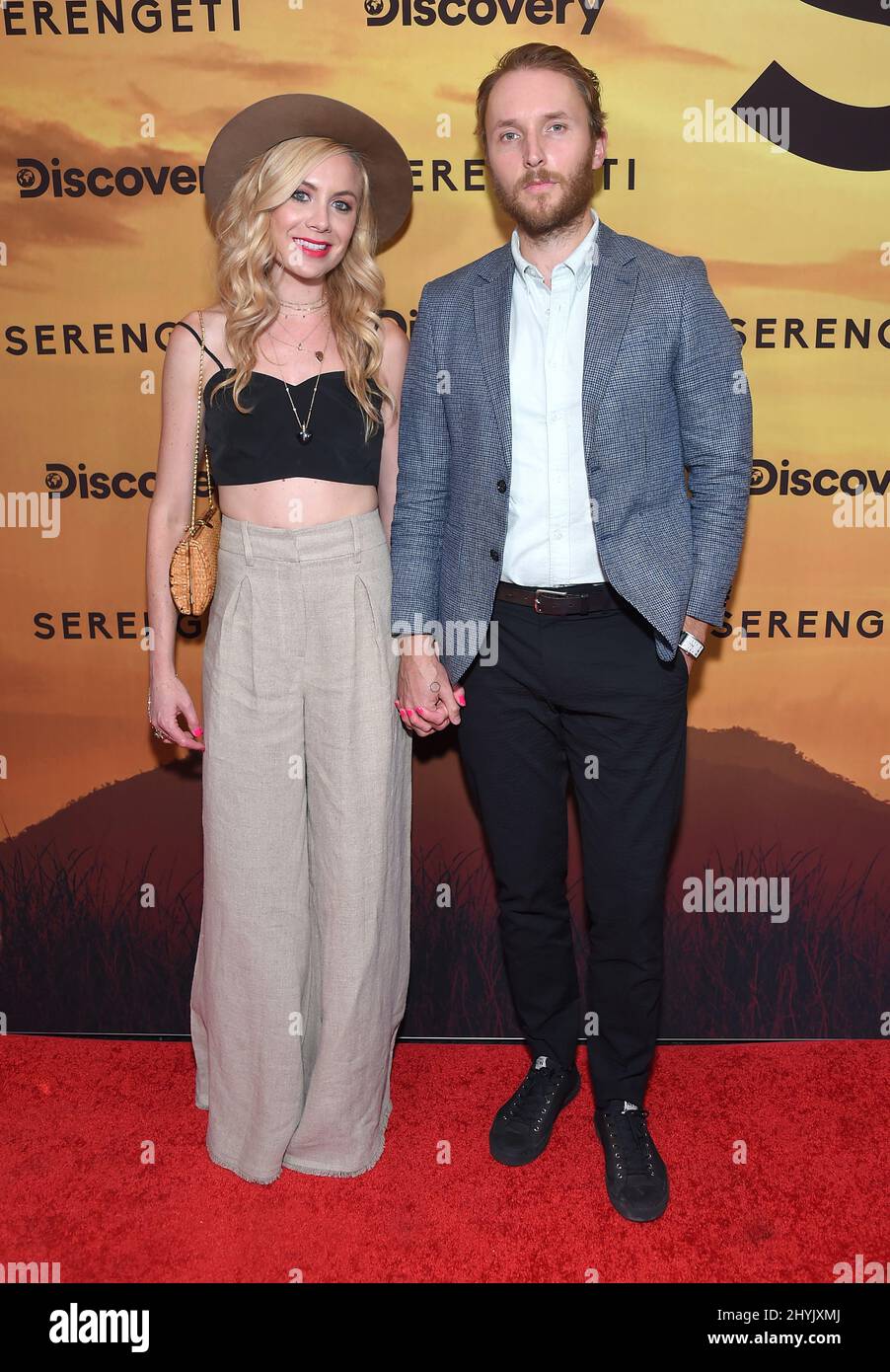 Josh Close and Alex McKenna arriving to the Discovery Channel's ...