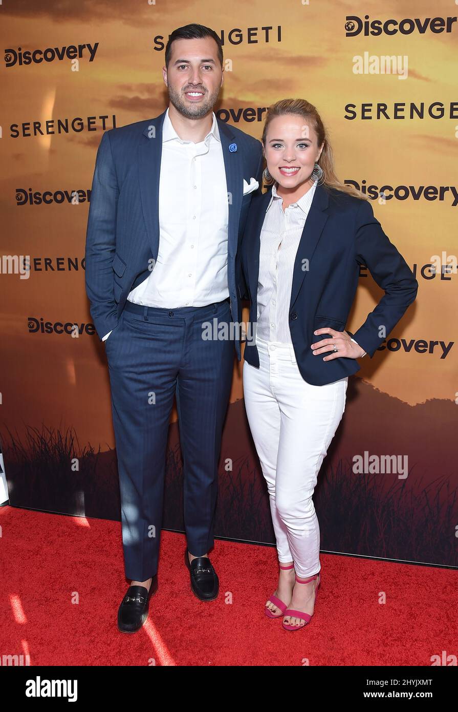 Jeremy Vuolo and Jinger Vuolo arriving to the Discovery Channel's ...