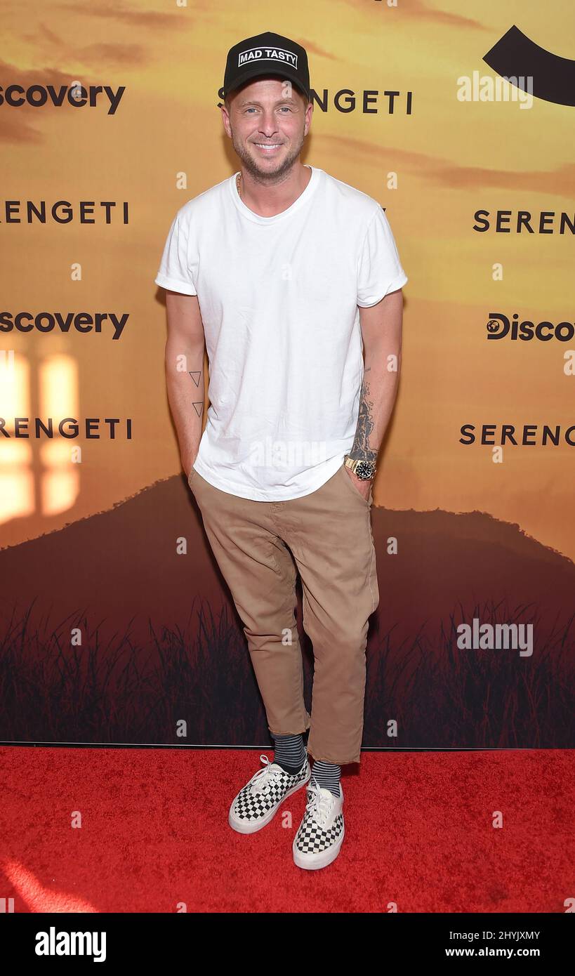 Ryan Tedder arriving to the Discovery Channel's 'Serengeti' Special ...