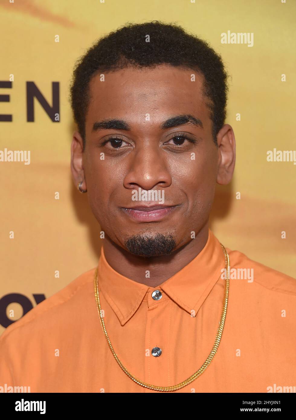 Joshua Ledet arriving to the Discovery Channel's 'Serengeti' Special ...