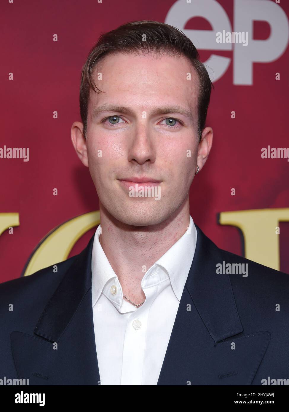 Charlie Woodward attending the Pennyworth premiere held at Harmony Gold ...
