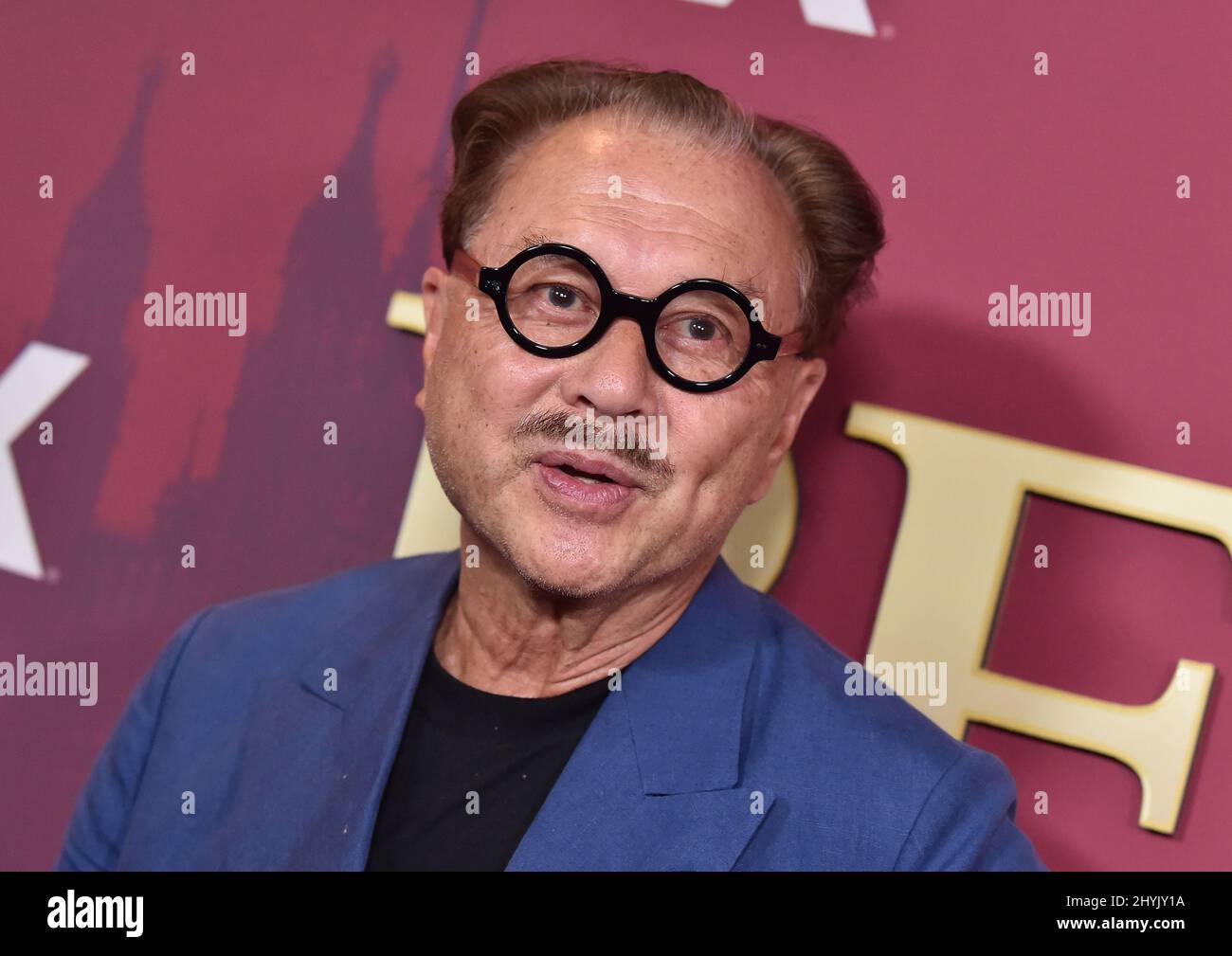 Michael Chow attending the Pennyworth premiere held at Harmony Gold in ...