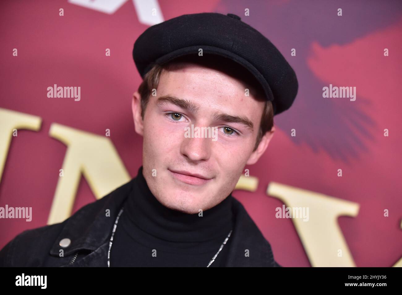 Dylan Summerall attending the Pennyworth premiere held at Harmony Gold ...