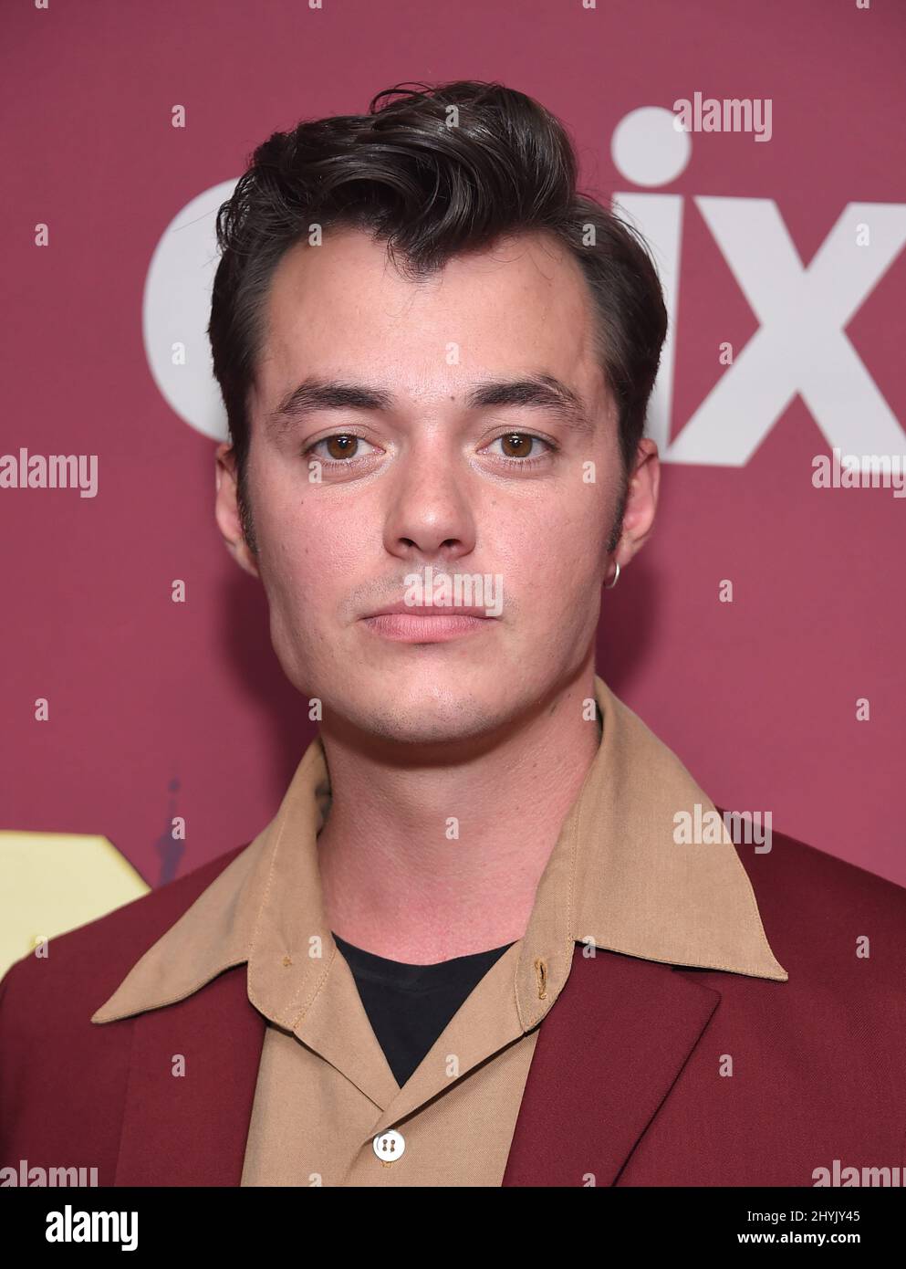 Jack Bannon attending the Pennyworth premiere held at Harmony Gold in ...