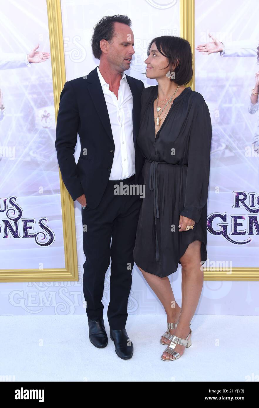 Walton Goggins and Nadia Conners arriving to the 'The Righteous ...