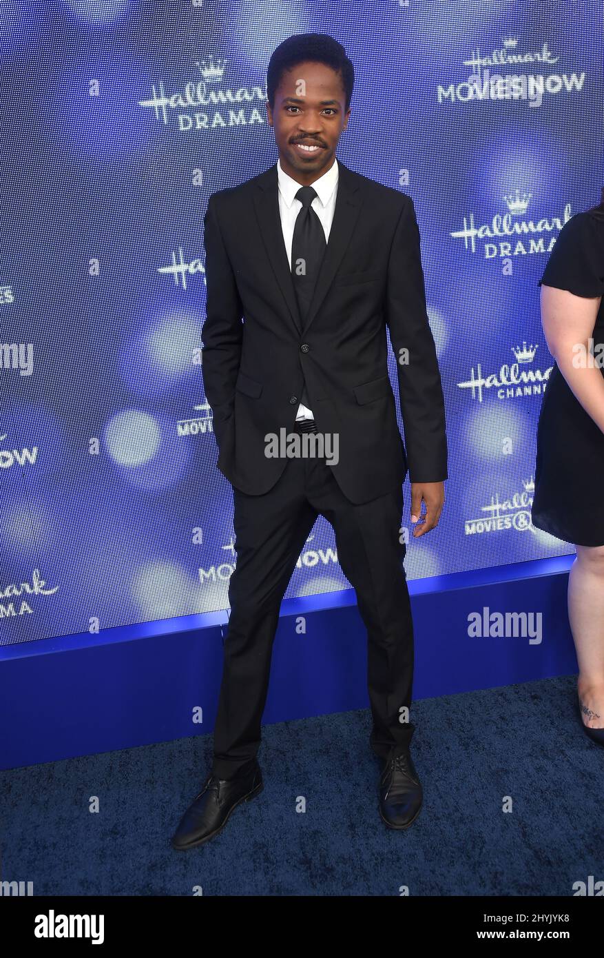 Dewshane Williams arriving to the Hallmark Channel and Hallmark Movies ...