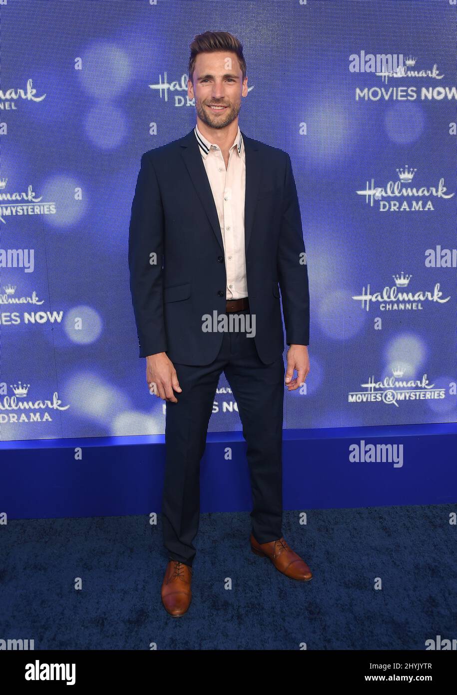 Andrew Walker arriving to the Hallmark Channel and Hallmark Movies ...