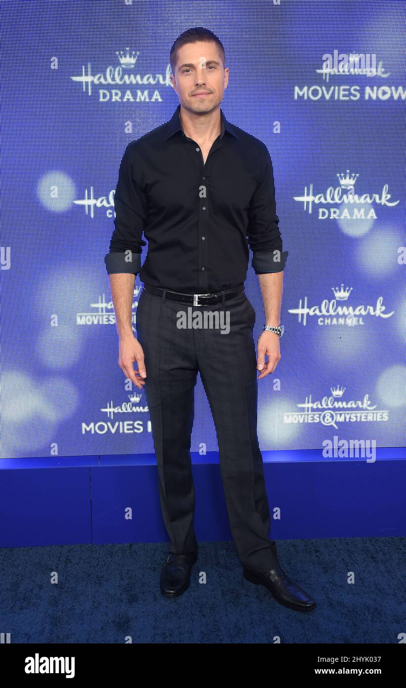 Eric Winter arriving to the Hallmark Channel and Hallmark Movies ...
