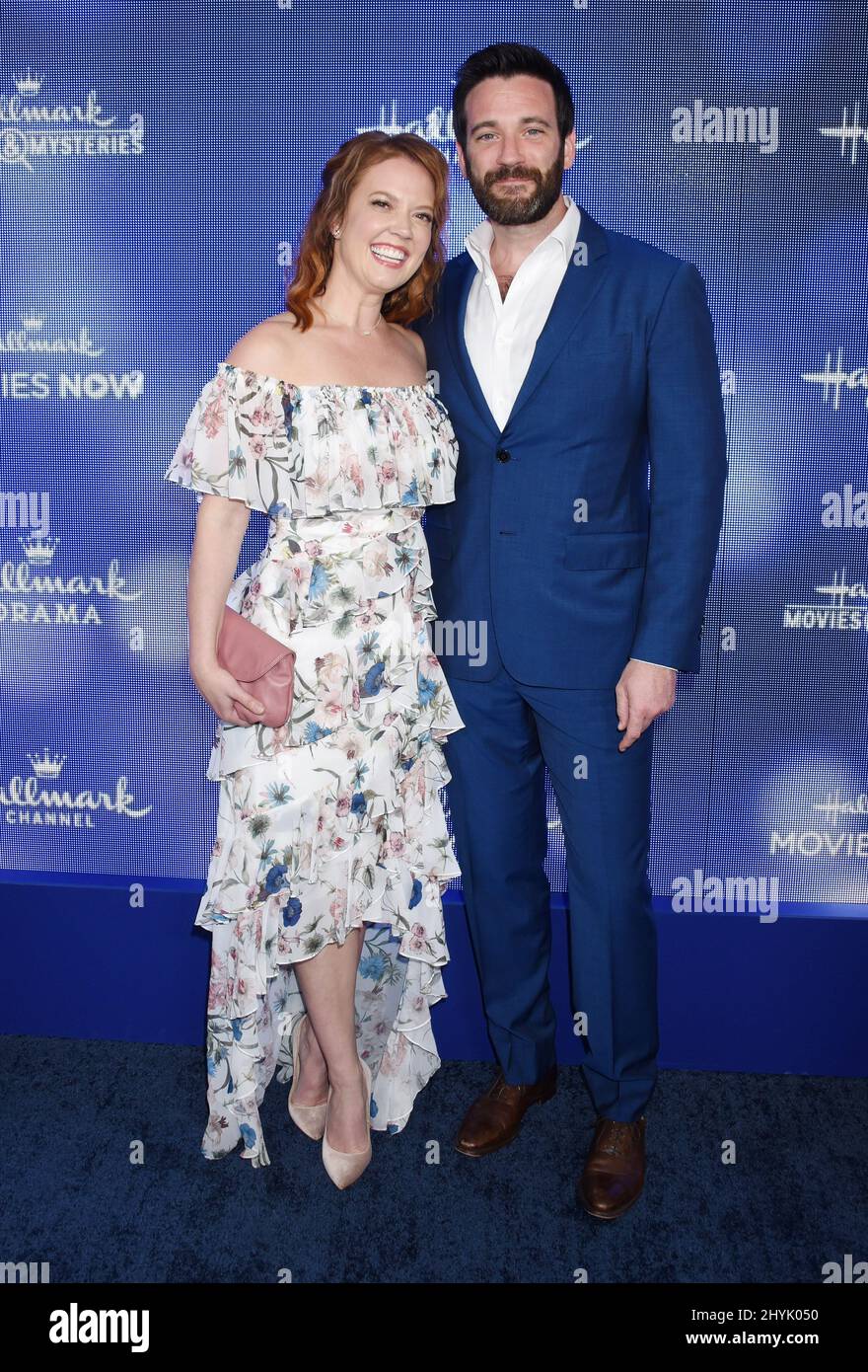 Patti Murin and Colin Donnell at Hallmark Channel and Hallmark Movies ...