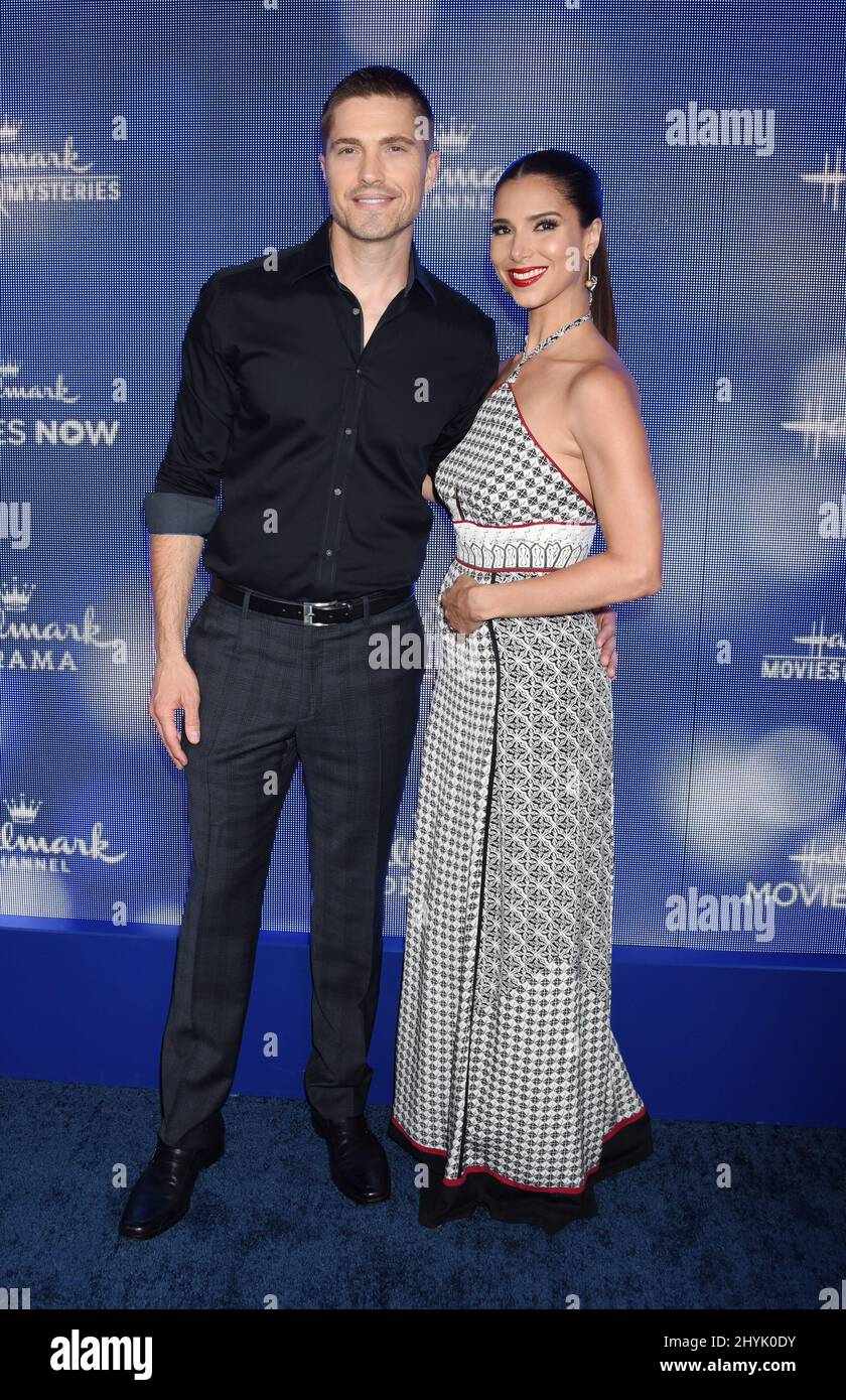 Eric Winter and Roselyn Sanchez at Hallmark Channel and Hallmark Movies ...