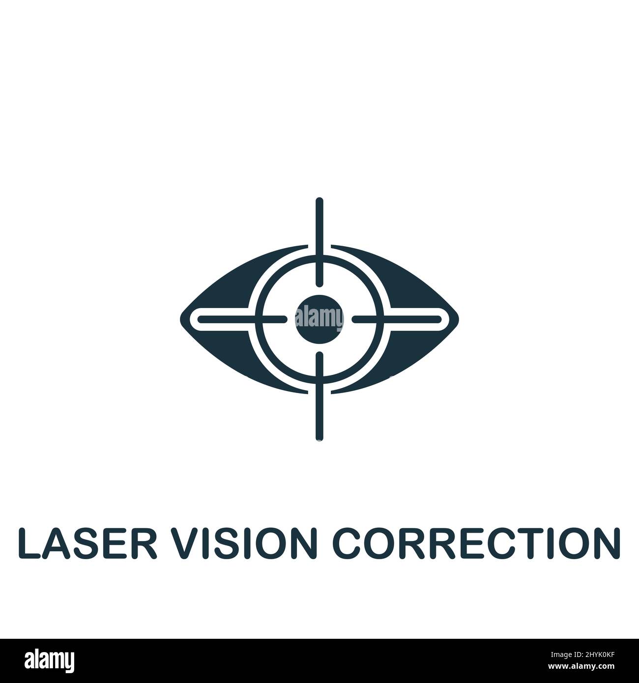Laser beam eye test Stock Vector Images - Alamy