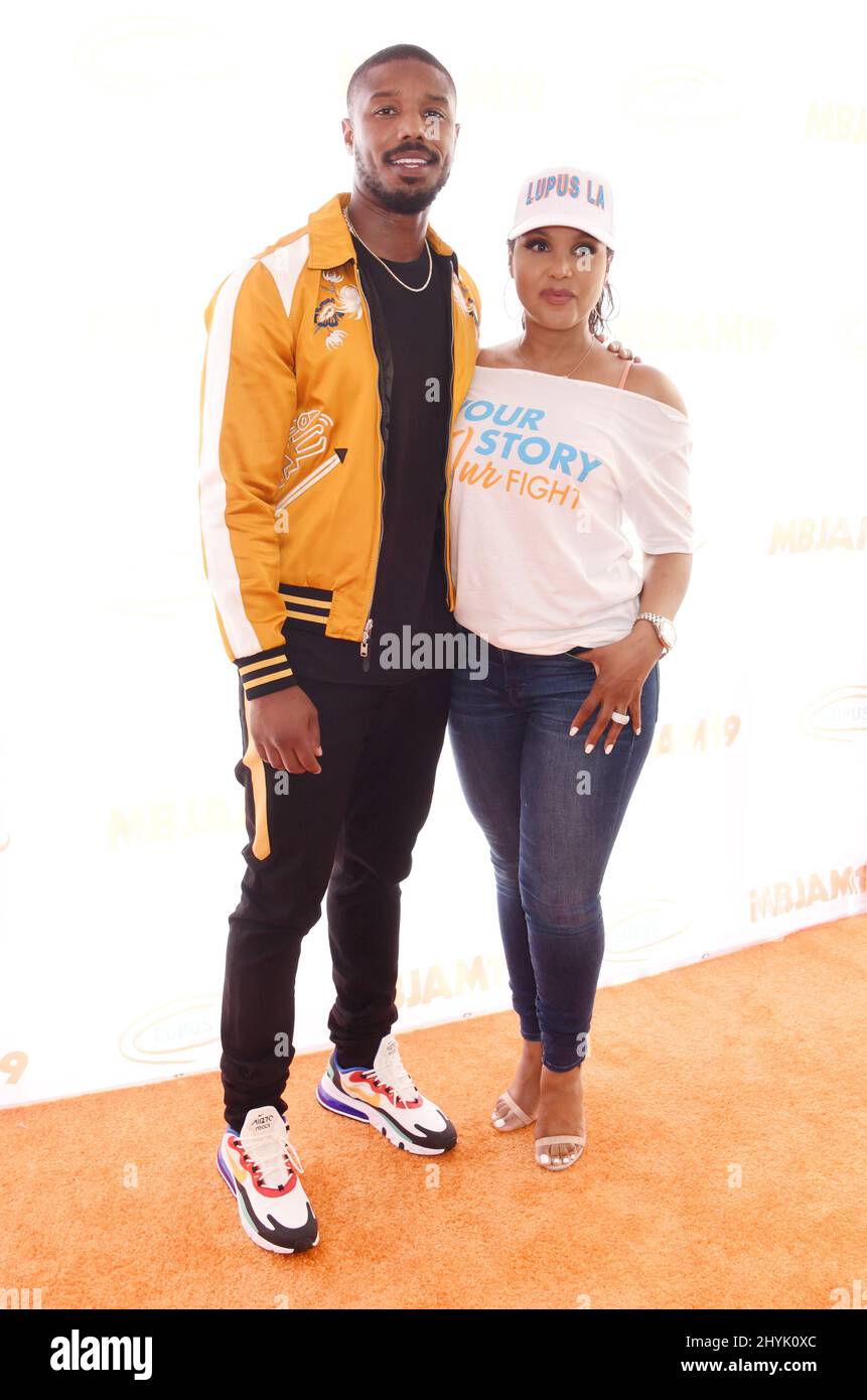 Michael B. Jordan and Toni Braxton attending the Michael B. Jordan at ...