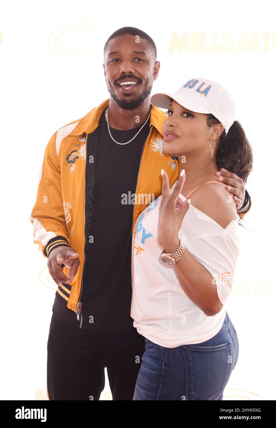 Michael B. Jordan and Toni Braxton attending the Michael B. Jordan at ...