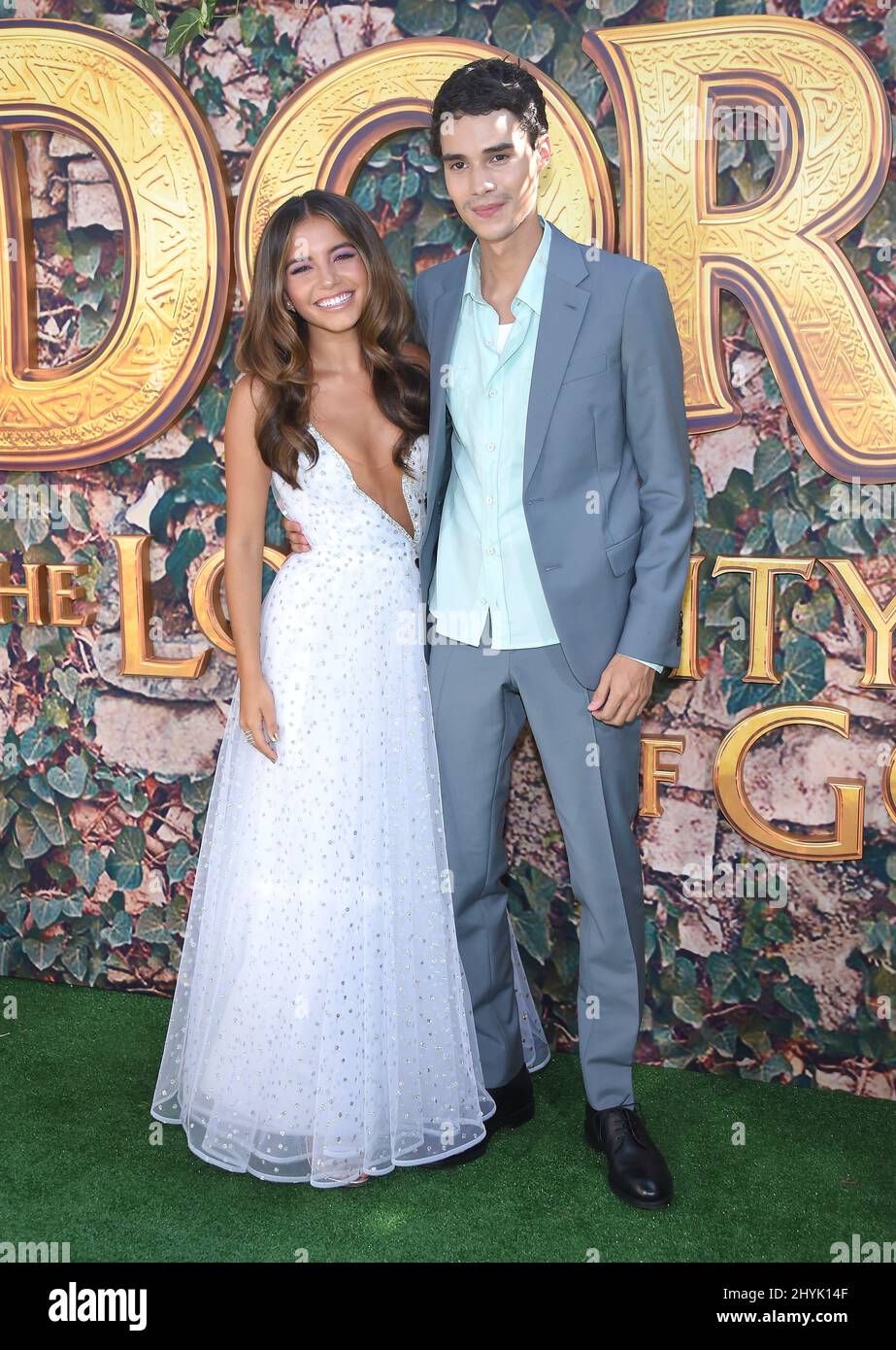 Isabela Moner and Jeff Wahlberg arriving to the 'Dora and the Lost City of Gold' Los Angeles ...
