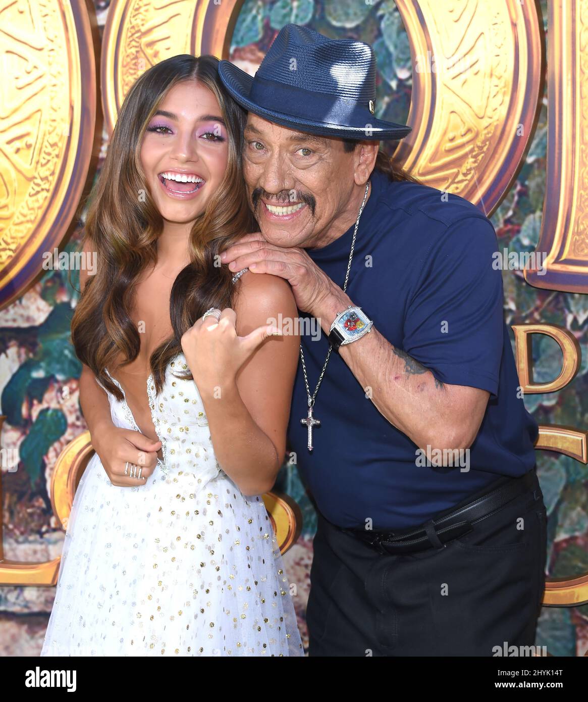 Isabela Moner and Danny Trejo arriving to the 'Dora and the Lost City ...