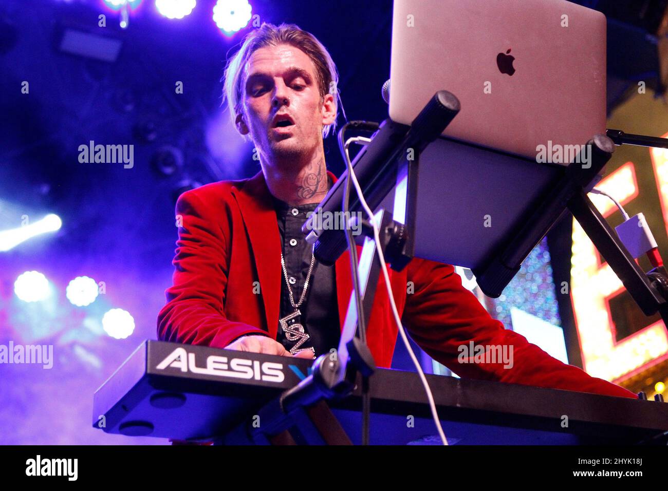 Aaron carter performing onstage hi-res stock photography and images - Alamy