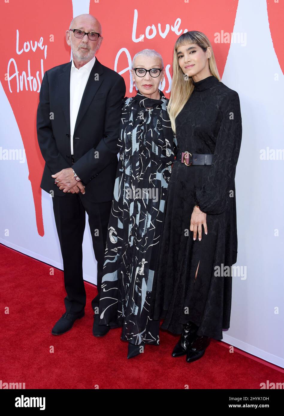 Victor Yelchin, Irina Yelchin and Sofia Boutella attending the premiere ...