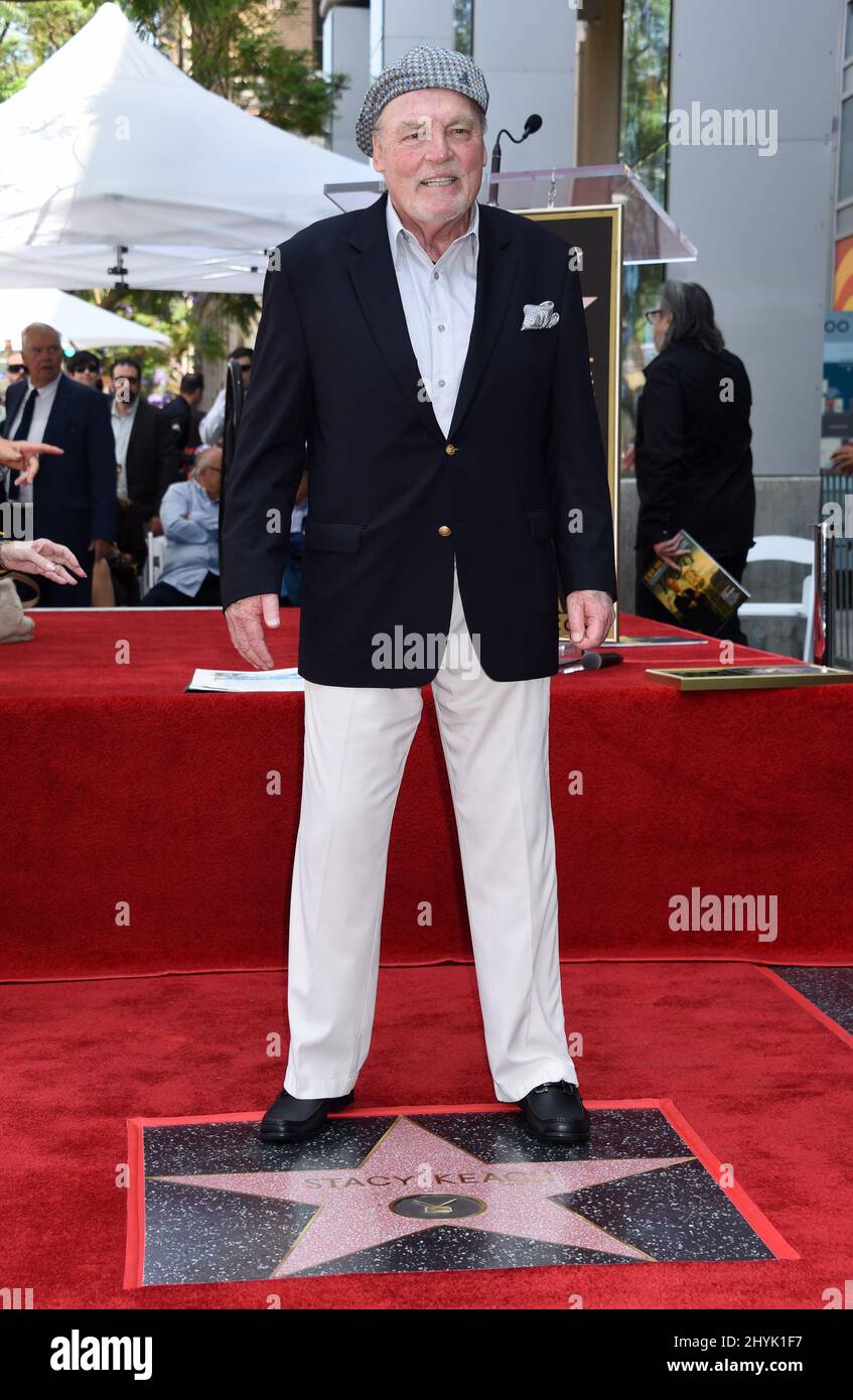 Stacy Keach at the Stacy Keach Hollywood Walk of Fame in Los Angeles ...