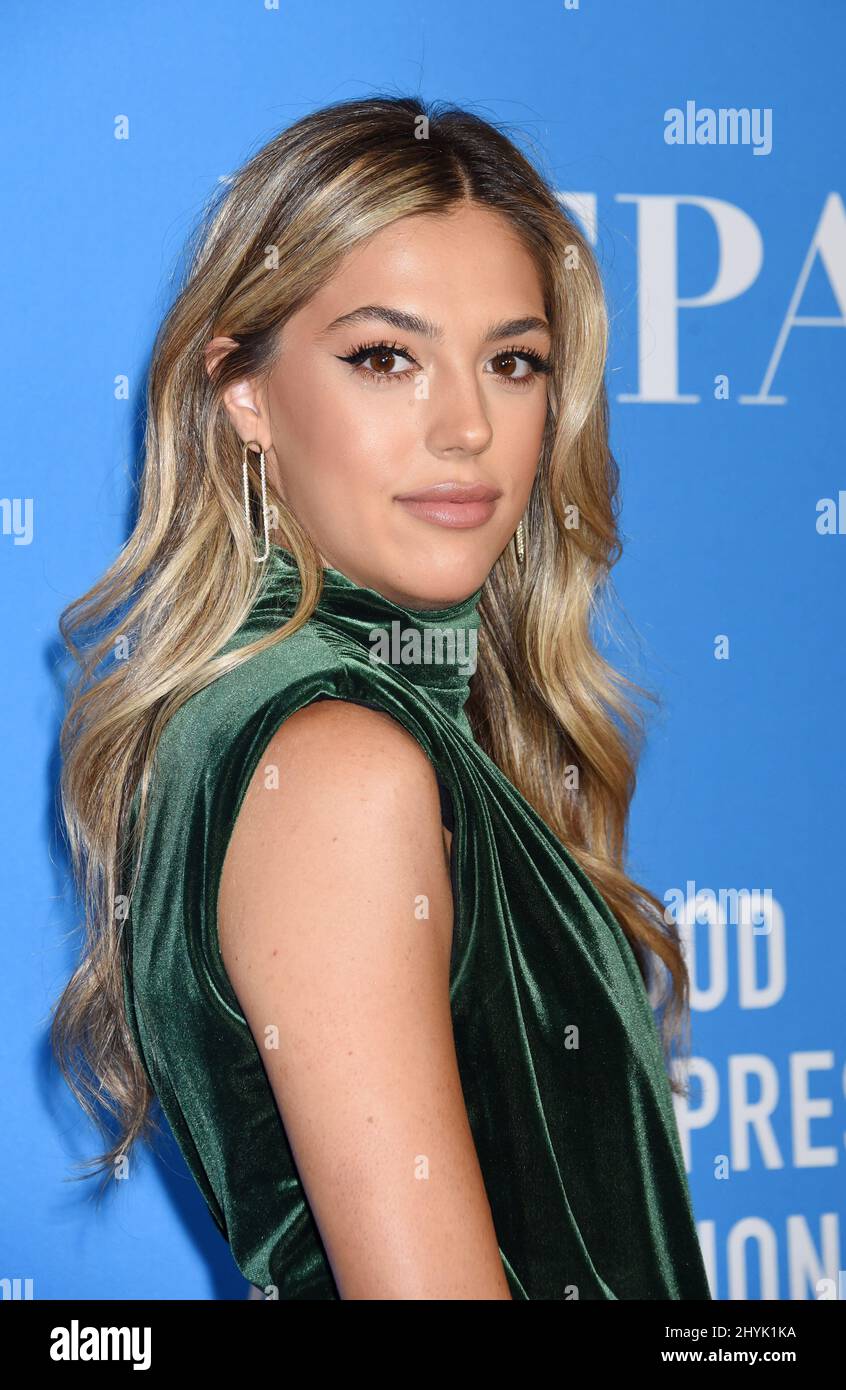 Sistine Stallone at the 2019 Hollywood Foreign Press Association Annual ...