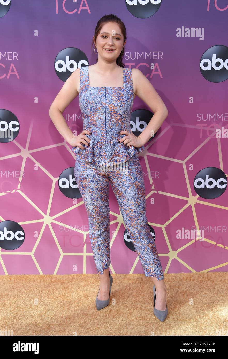 Emma Kenney arriving to the ABC's TCA Summer Press Tour Carpet Event at ...