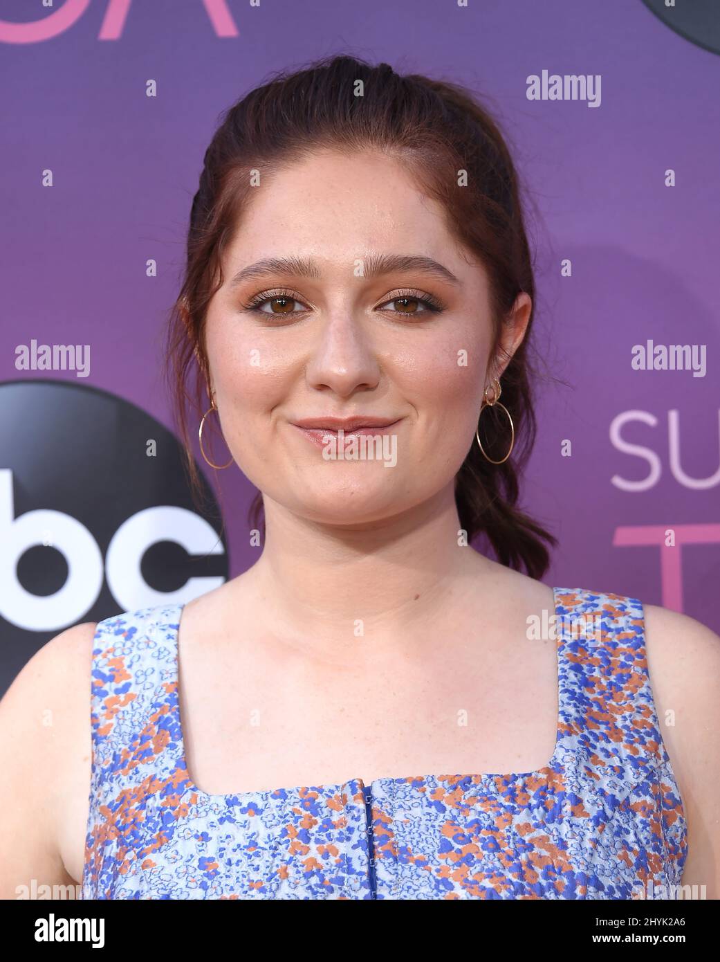 Emma Kenney arriving to the ABC's TCA Summer Press Tour Carpet Event at ...