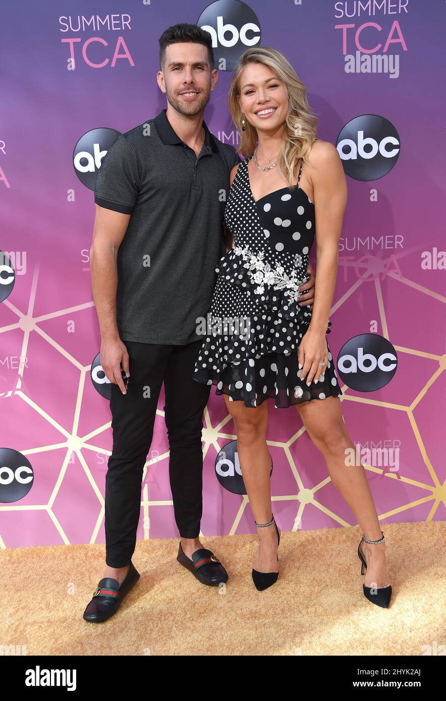 Chris Randone and Krystal Nielson arriving to the ABC's TCA Summer ...