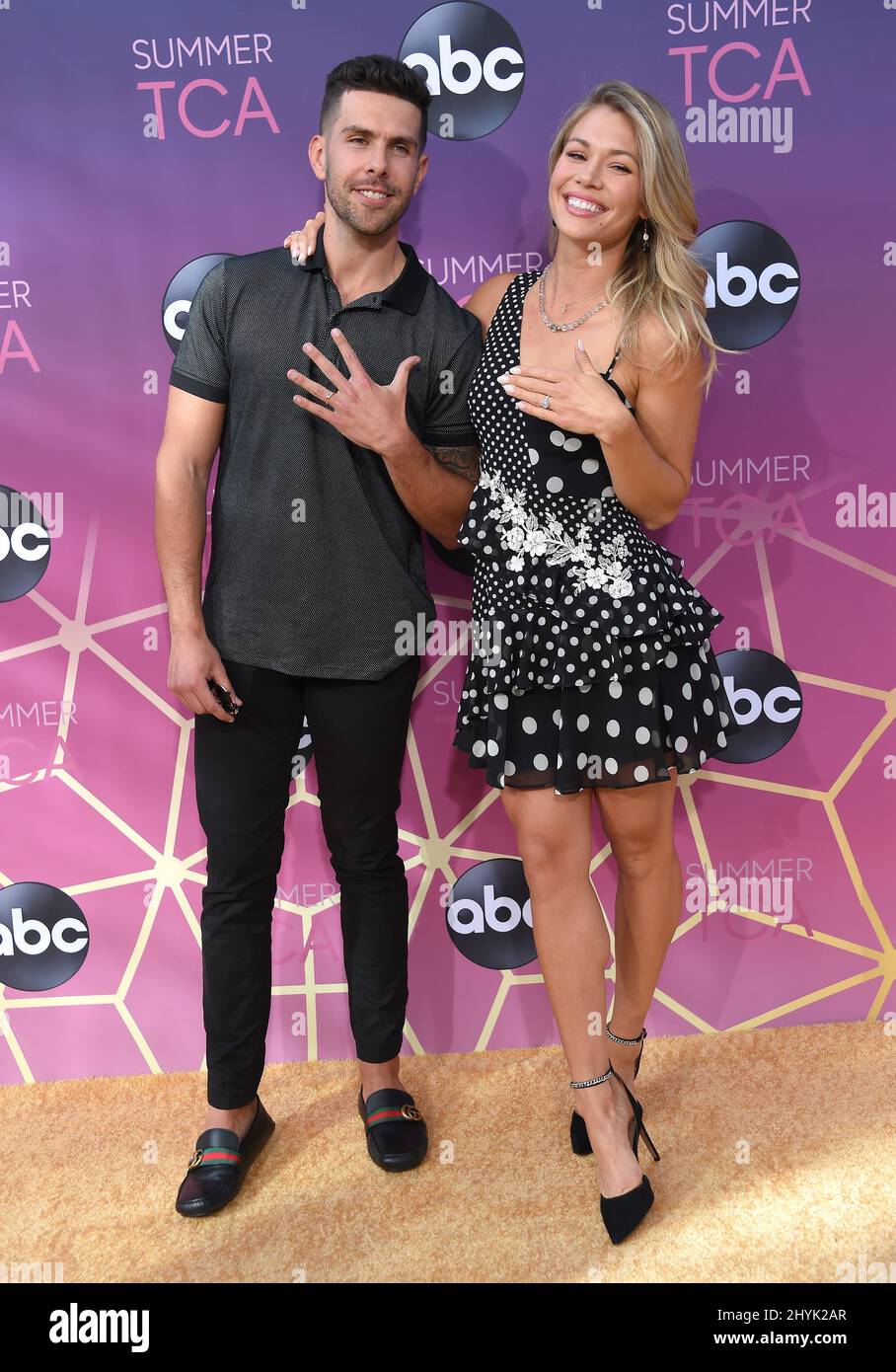 Chris Randone and Krystal Nielson arriving to the ABC's TCA Summer ...