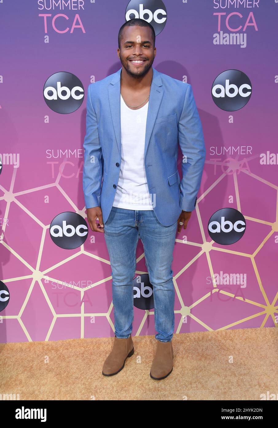 Chris Warren arriving to the ABC's TCA Summer Press Tour Carpet Event ...