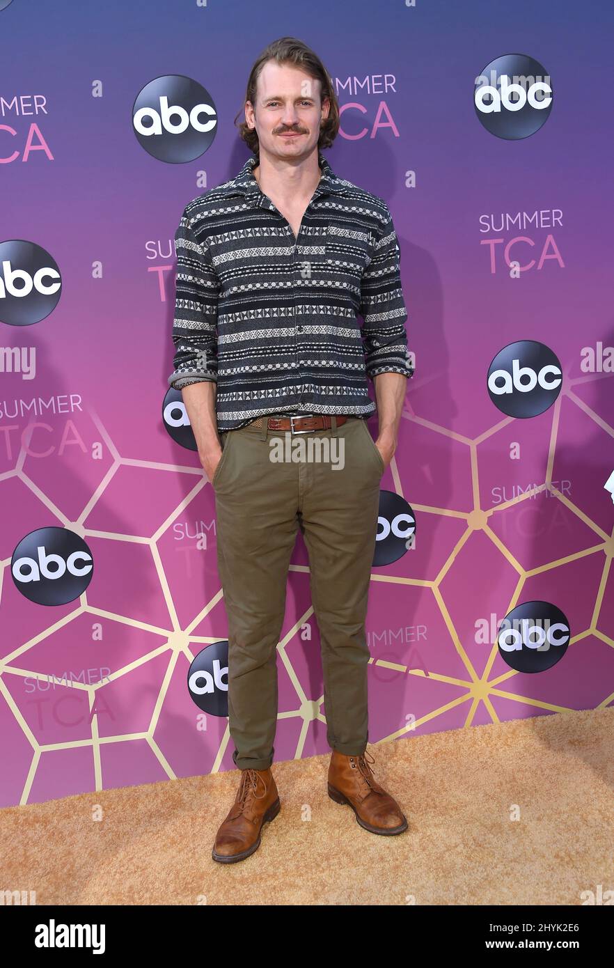 Josh Pence arriving to the ABC's TCA Summer Press Tour Carpet Event at ...