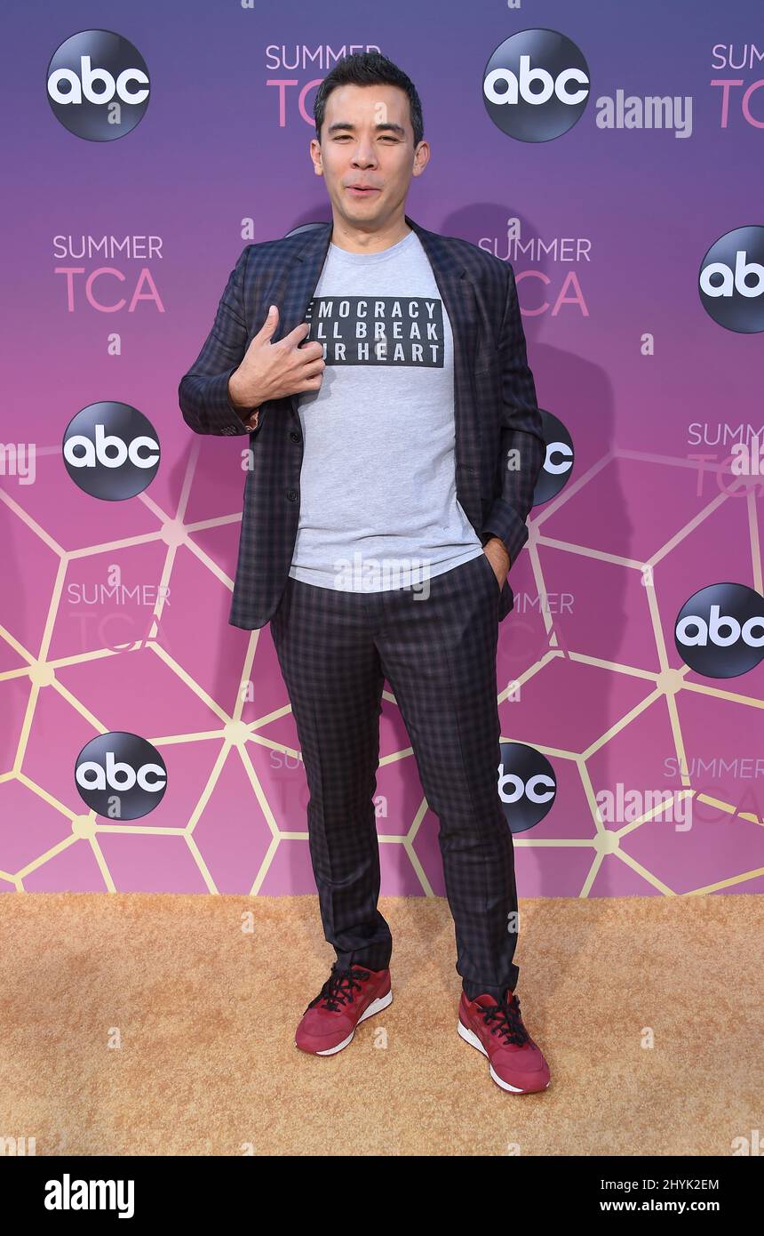 Conrad Ricamora arriving to the ABC's TCA Summer Press Tour Carpet ...