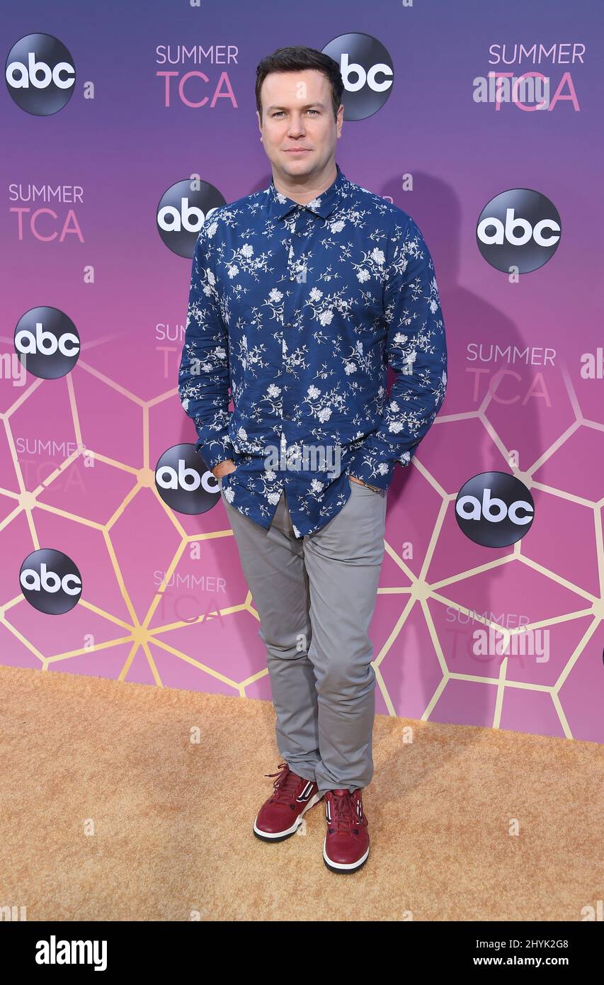 Taran Killam arriving to the ABC's TCA Summer Press Tour Carpet Event ...