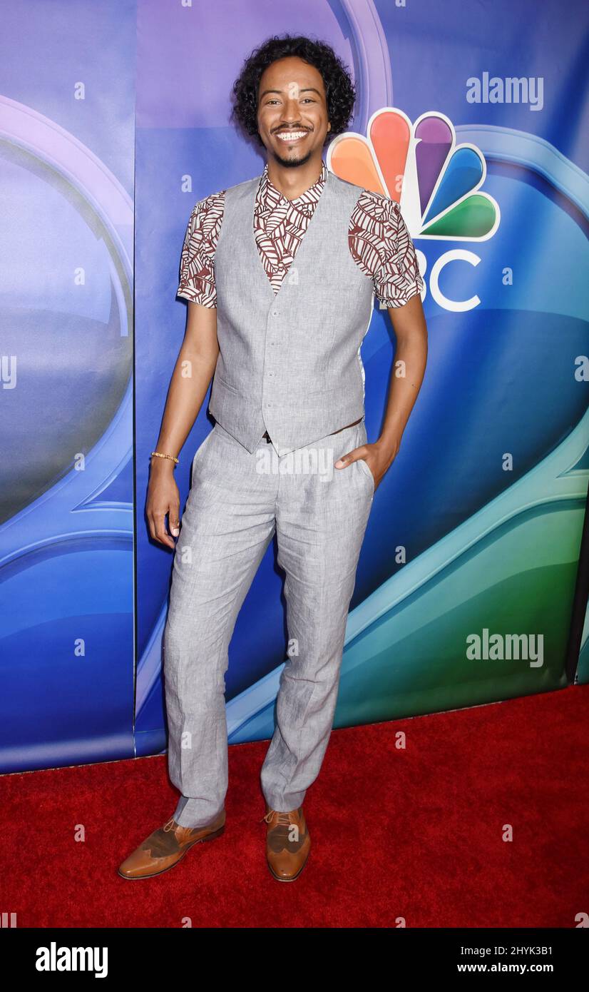 Samba Schutte attending the 2019 NBC TCA Press Tour held at the Beverly ...