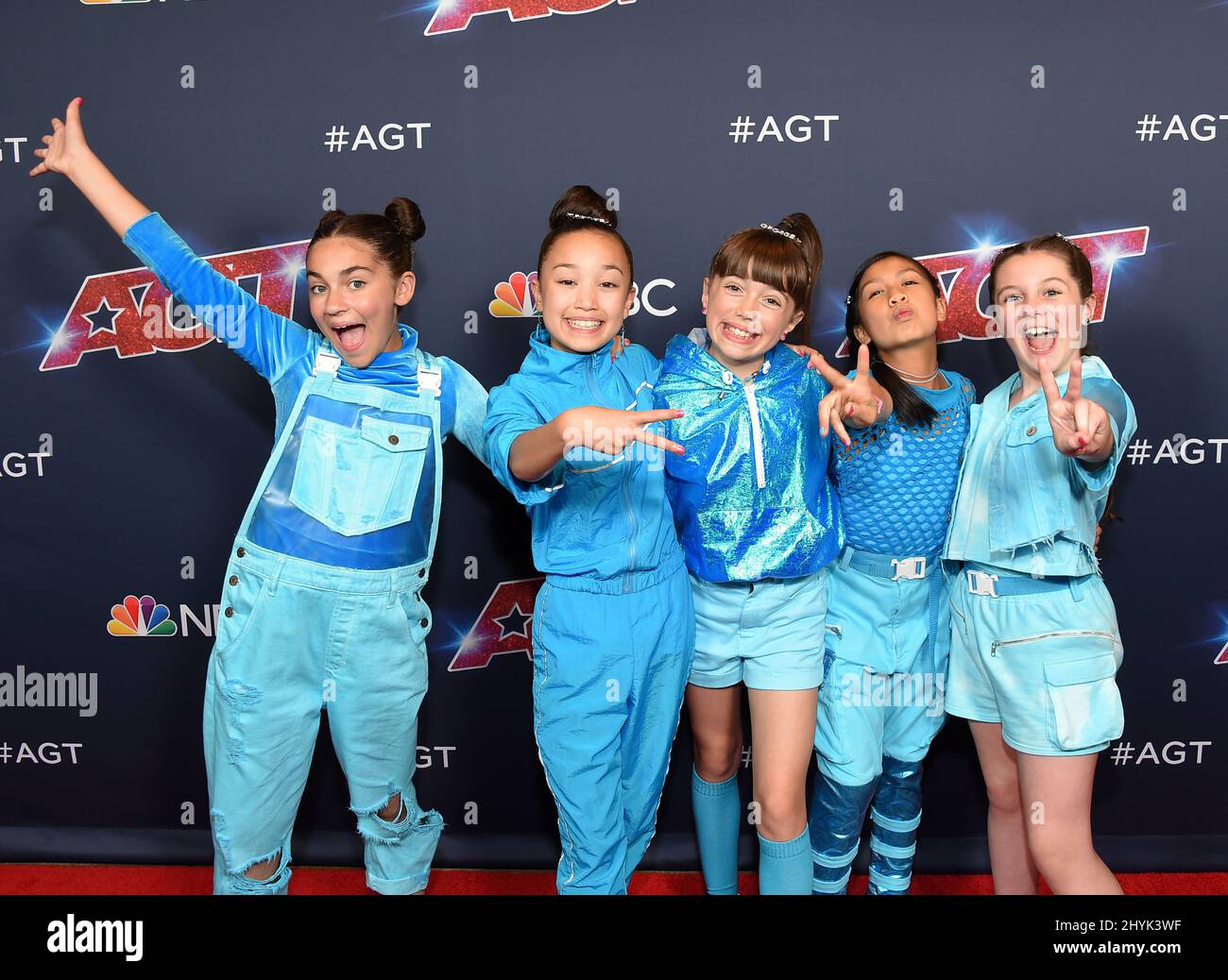 GFORCE on the red carpet at the 'America's Got Talent' season 14 ...