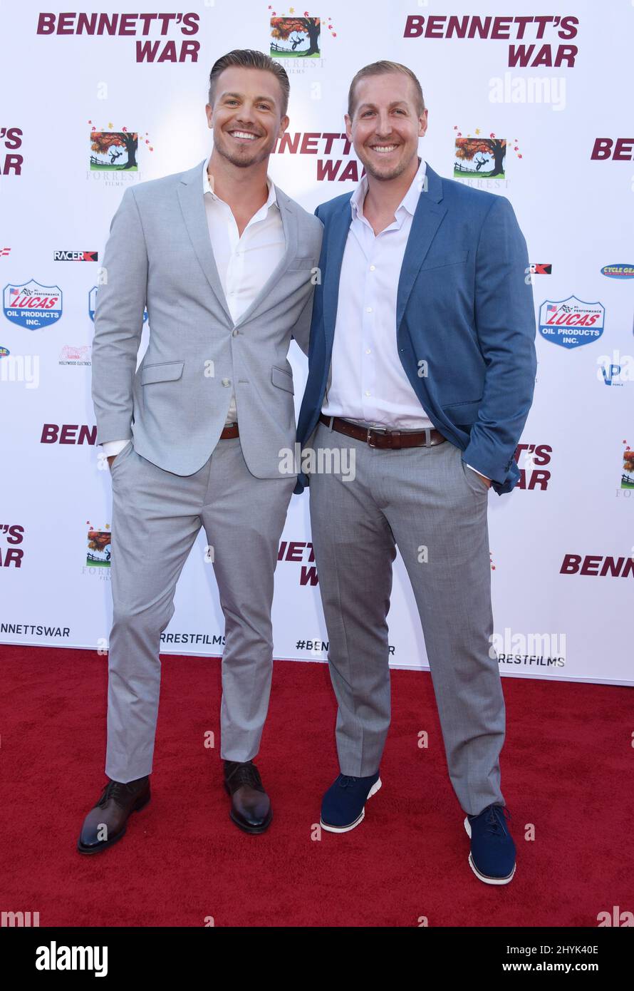 Michael Roark and Neal Roark at the premiere of 'Bennett's War' held at ...