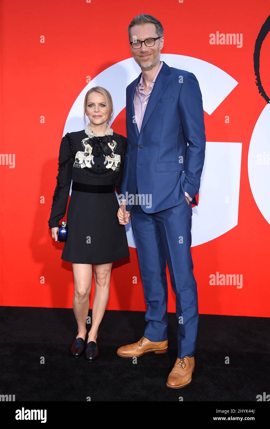 Stephen Merchant and Mircea Monroe at the 'Good Boy' Los Angeles ...