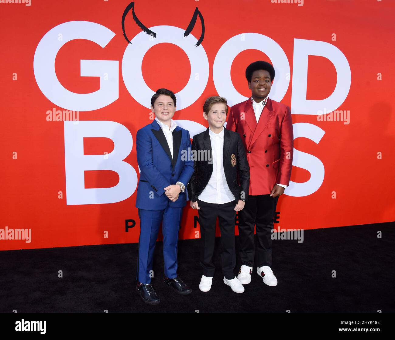 Brady Noon, Jacob Tremblay and Keith L. Williams at the 'Good Boy' Los ...