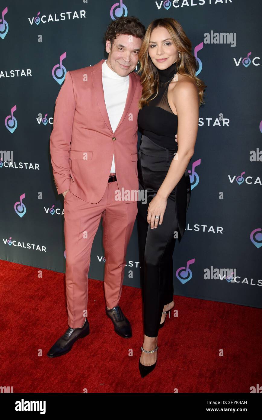 George Caceres and Katharine McPhee at the 'Vocal Star' Seminar Red ...