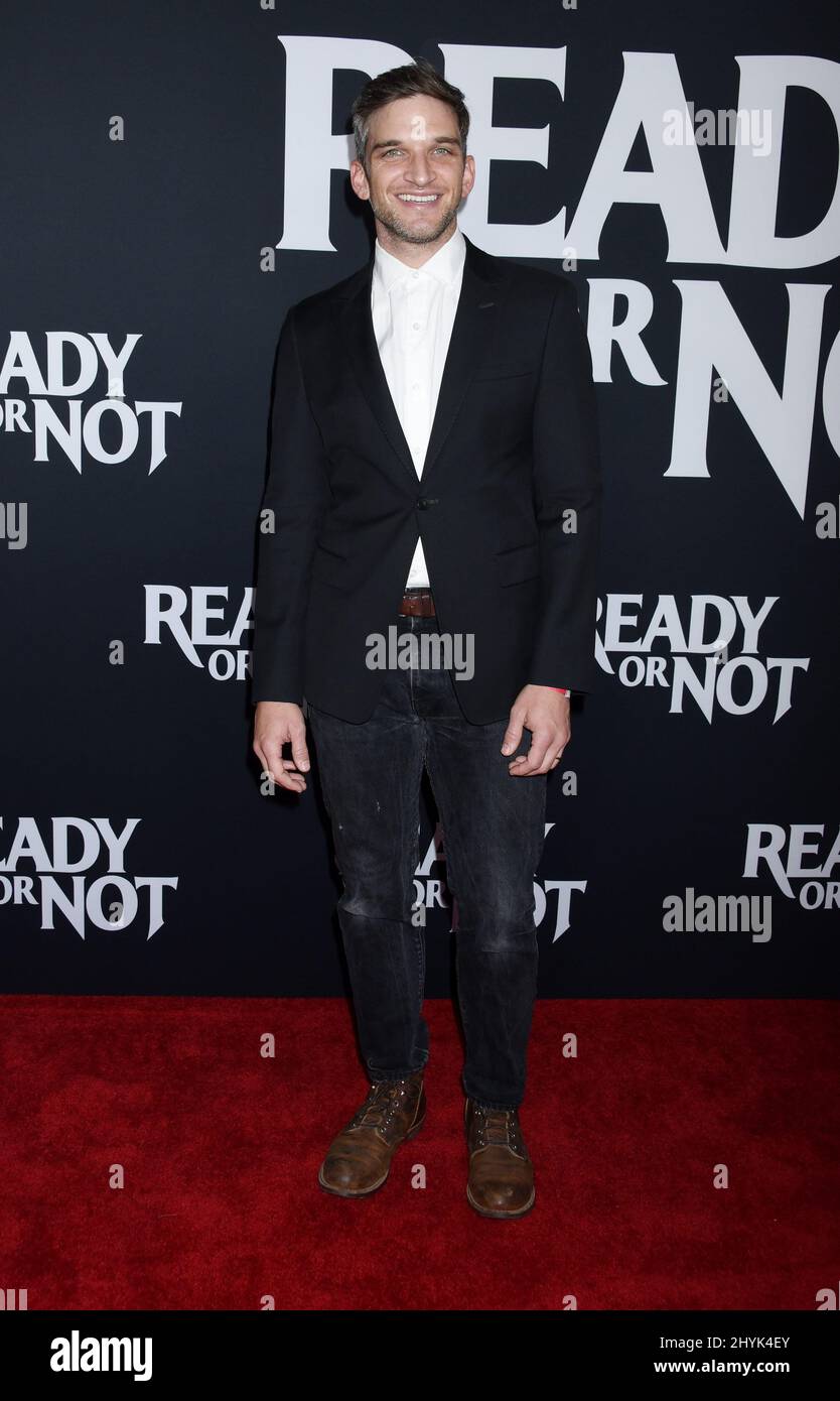 Evan Jonigkeit at the Los Angeles screening of 'Ready or Not' held at ...