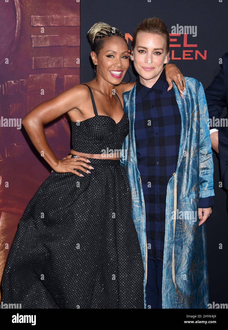 Jada Pinkett Smith and Piper Perabo at the Los Angeles premiere of ...