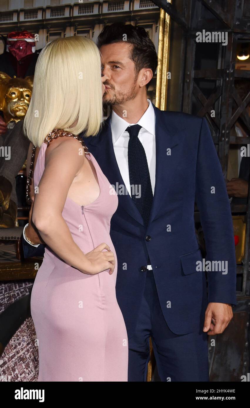Katy Perry and Orlando Bloom at the 'Carnival Row' Los Angeles Premiere ...