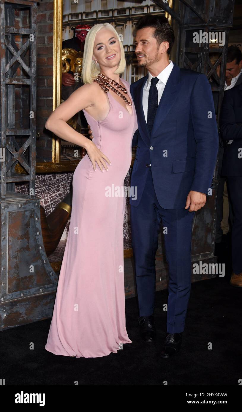 Katy Perry and Orlando Bloom at the 'Carnival Row' Los Angeles Premiere ...
