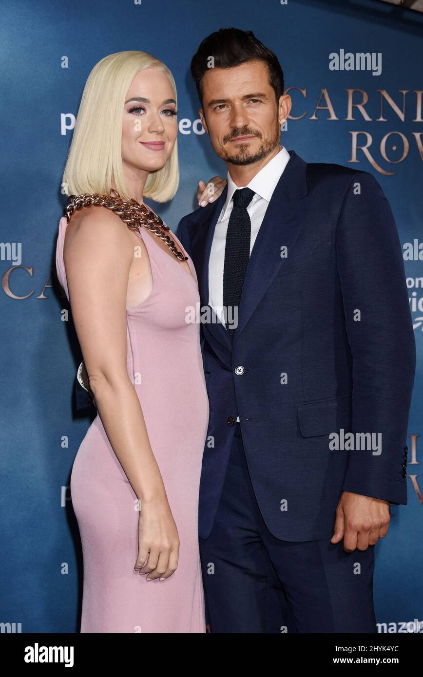 Katy Perry and Orlando Bloom at the 'Carnival Row' Los Angeles Premiere ...